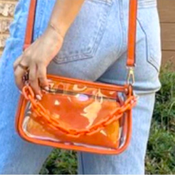 Jen & Co. | Bags | Orange Stadium Bag | Poshmark